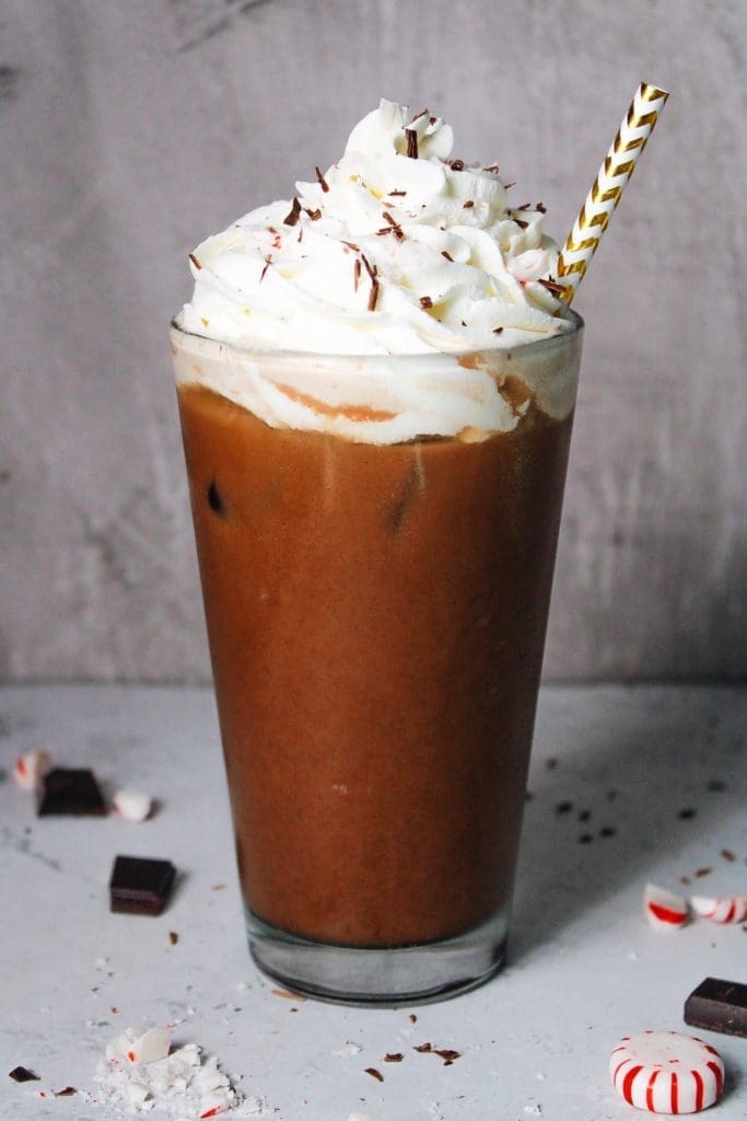 Iced Peppermint Mocha - The Fig Jar